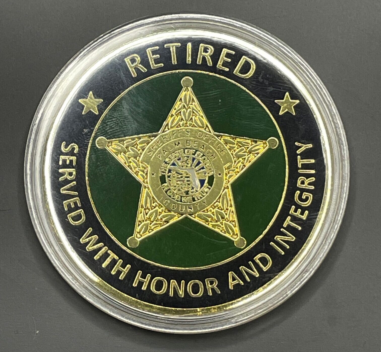 Retired PBSO Coin – Specialized Design Concepts